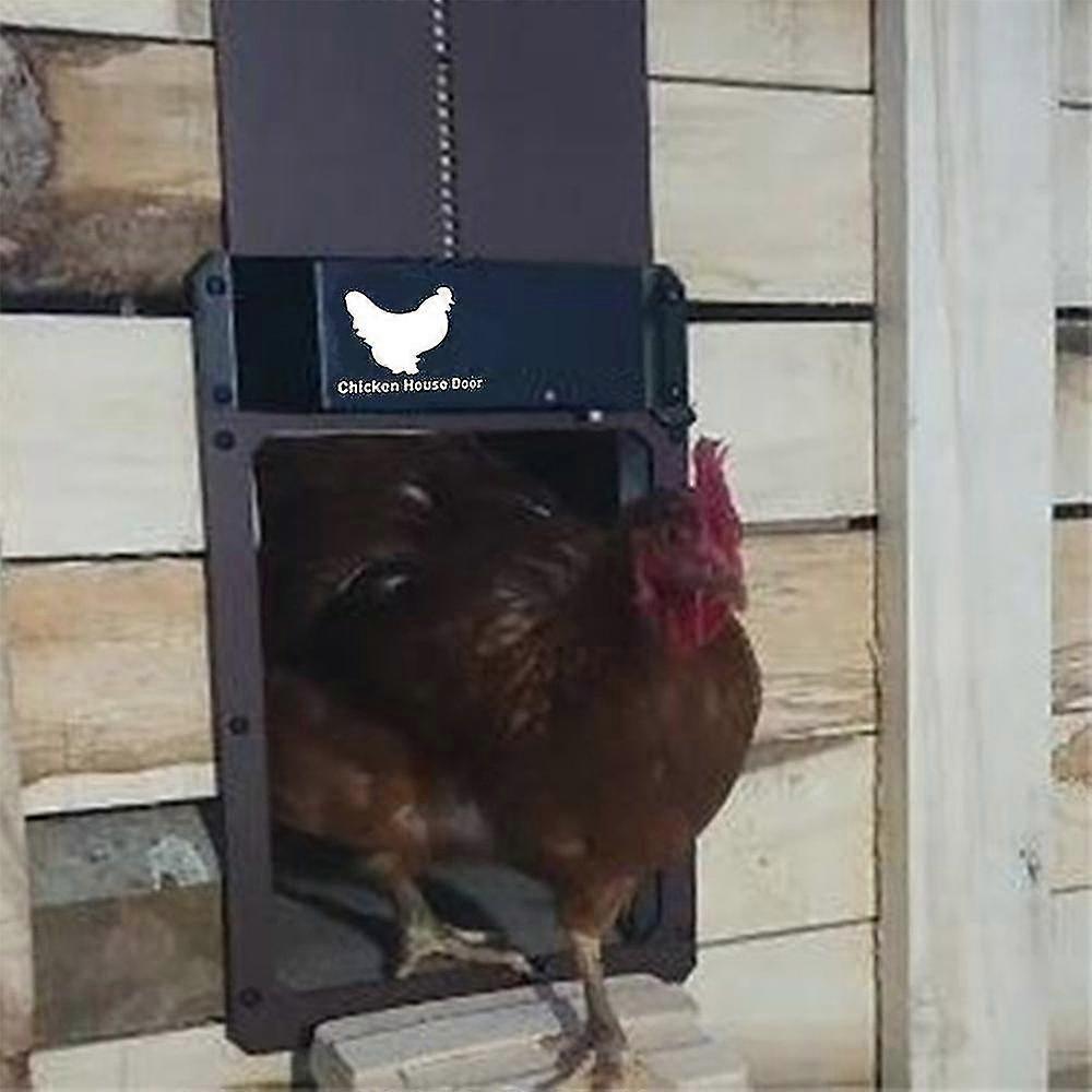 Automatic Chicken Coop Door Opener Hen House Light Sensor Closer ...