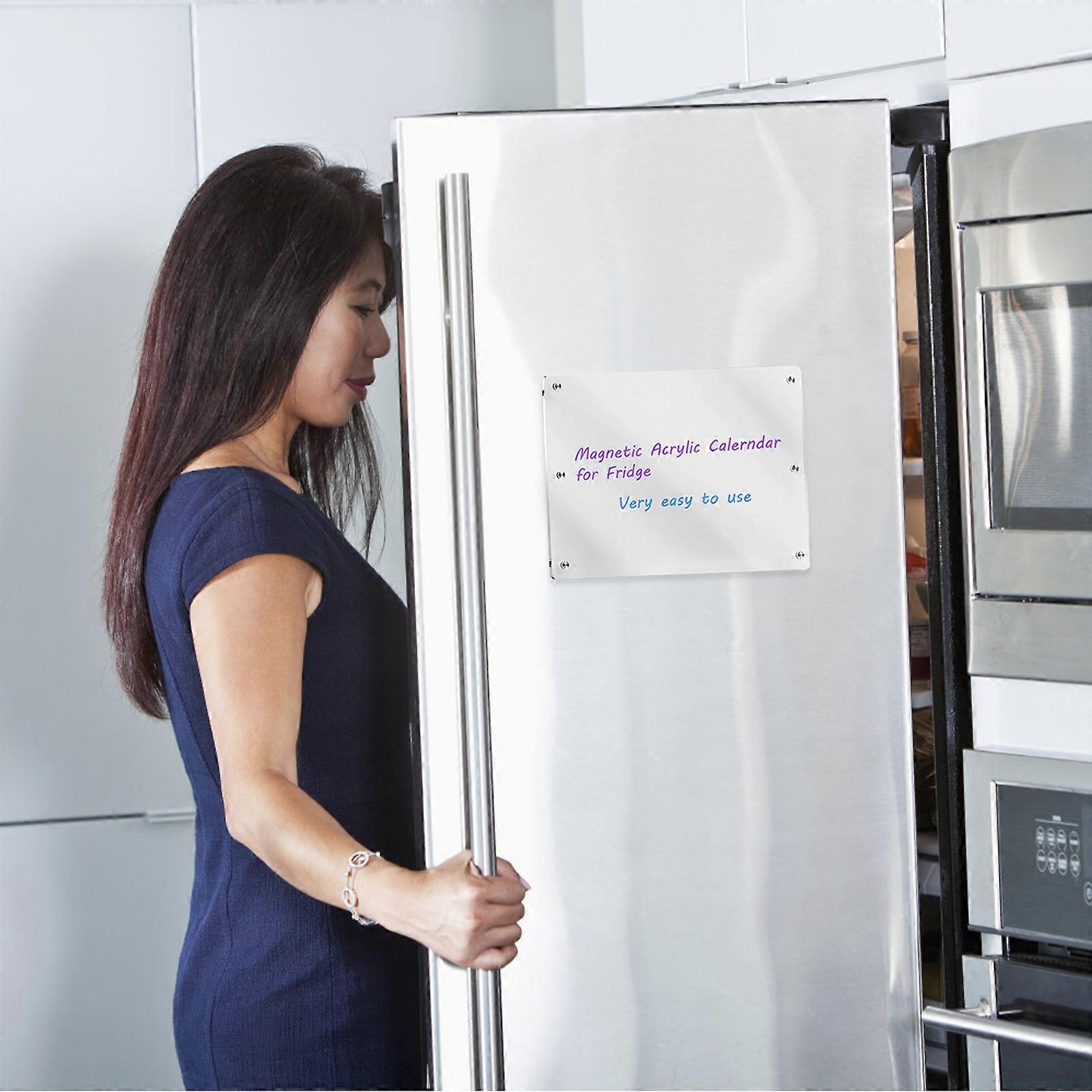 Refrigerator Blank Board Magnetic Dry Erase Board for Fridge Schedule ...