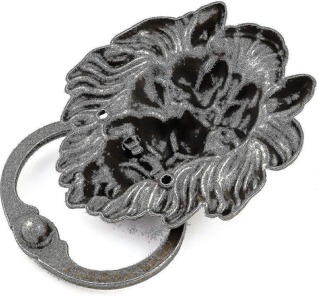 Antique Bronze Lion Door Handle Classical Lion Head Knocker | Fruugo UK