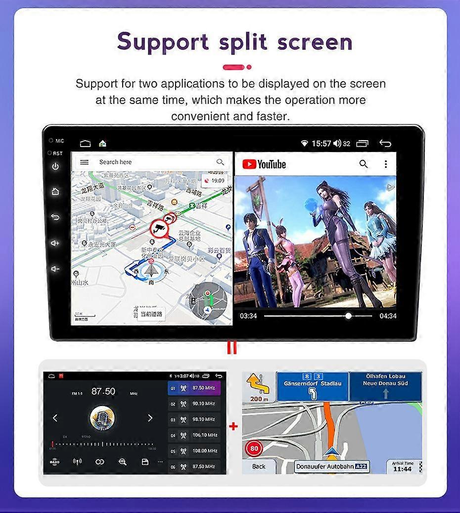 Auto Multimedia GPS Navigation Car Radio Android 11 8+128G For LADA ...