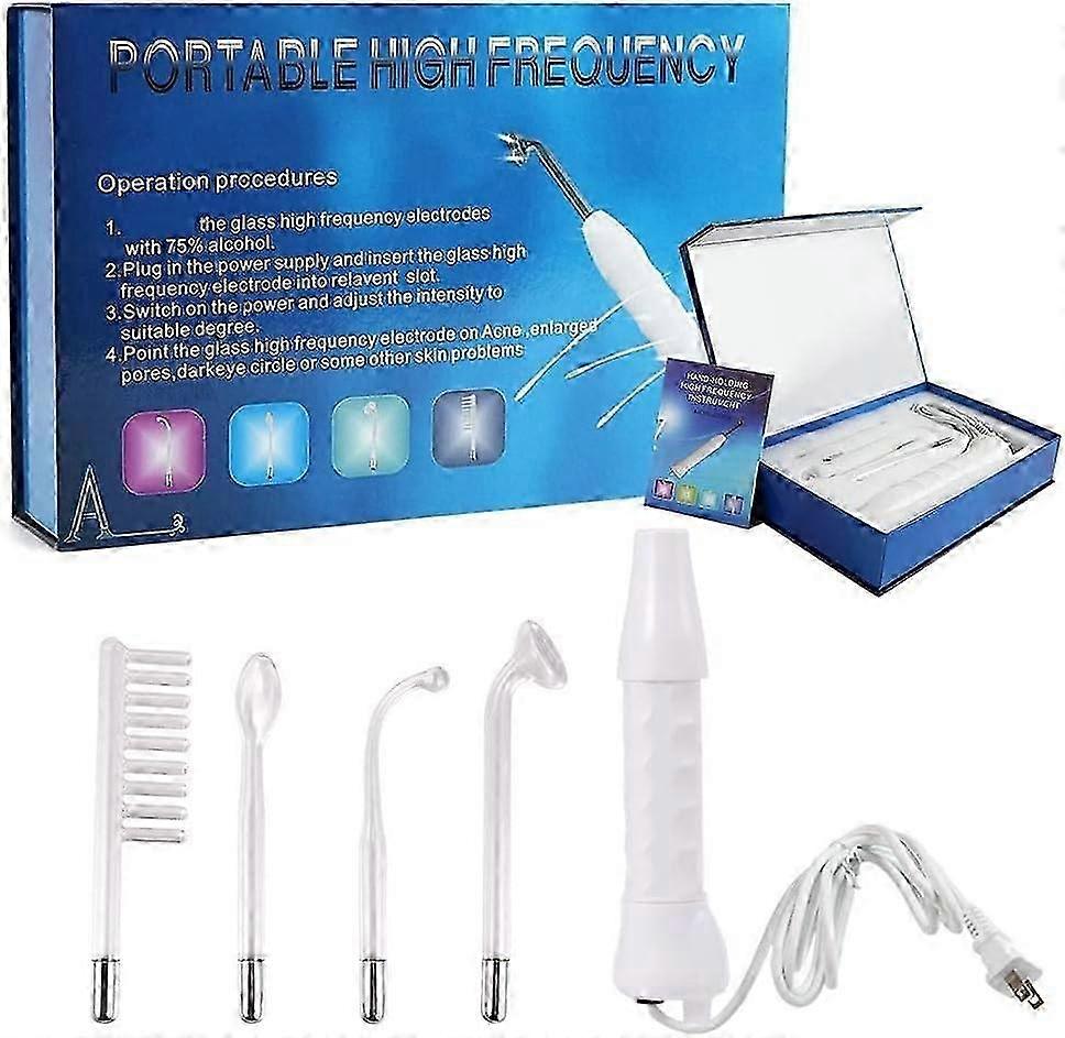 2024 New High Frequency Beauty Skin Care Facial Spa Salon Acne Cosmetic ...