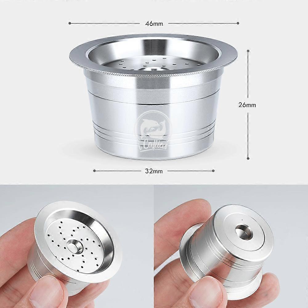 Stainless Steel For K-fee Coffee Filters Capsule Pods Tamper Reusable ...