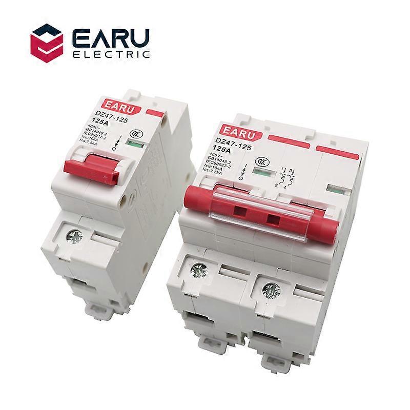 DZ47 400V 1-4P 3-125A C Type Mini Circuit Breaker MCB Short Overload ...