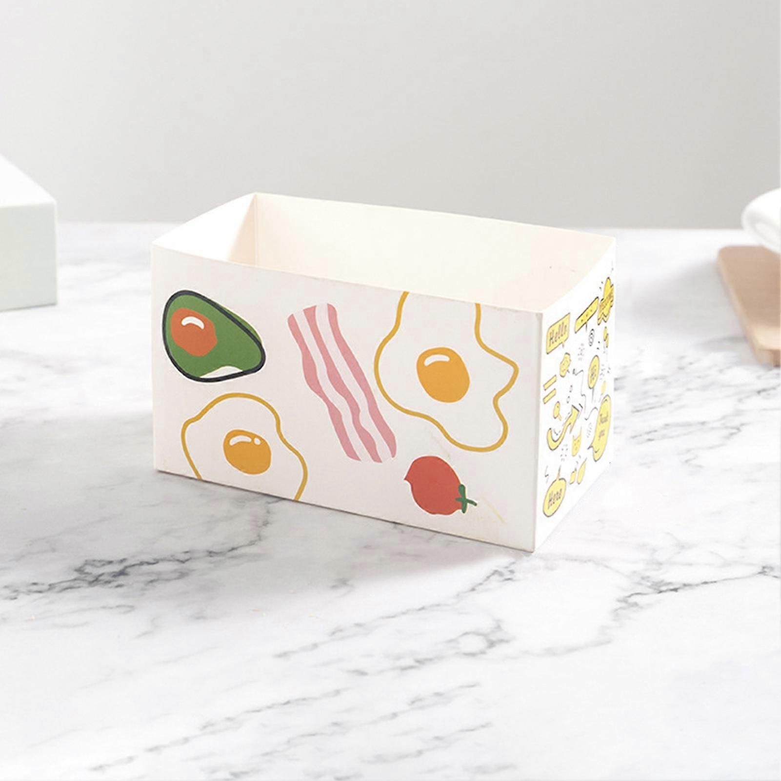 50Pcs Oil-proof Various Patterns Sandwich Boxes Food Grade Large ...