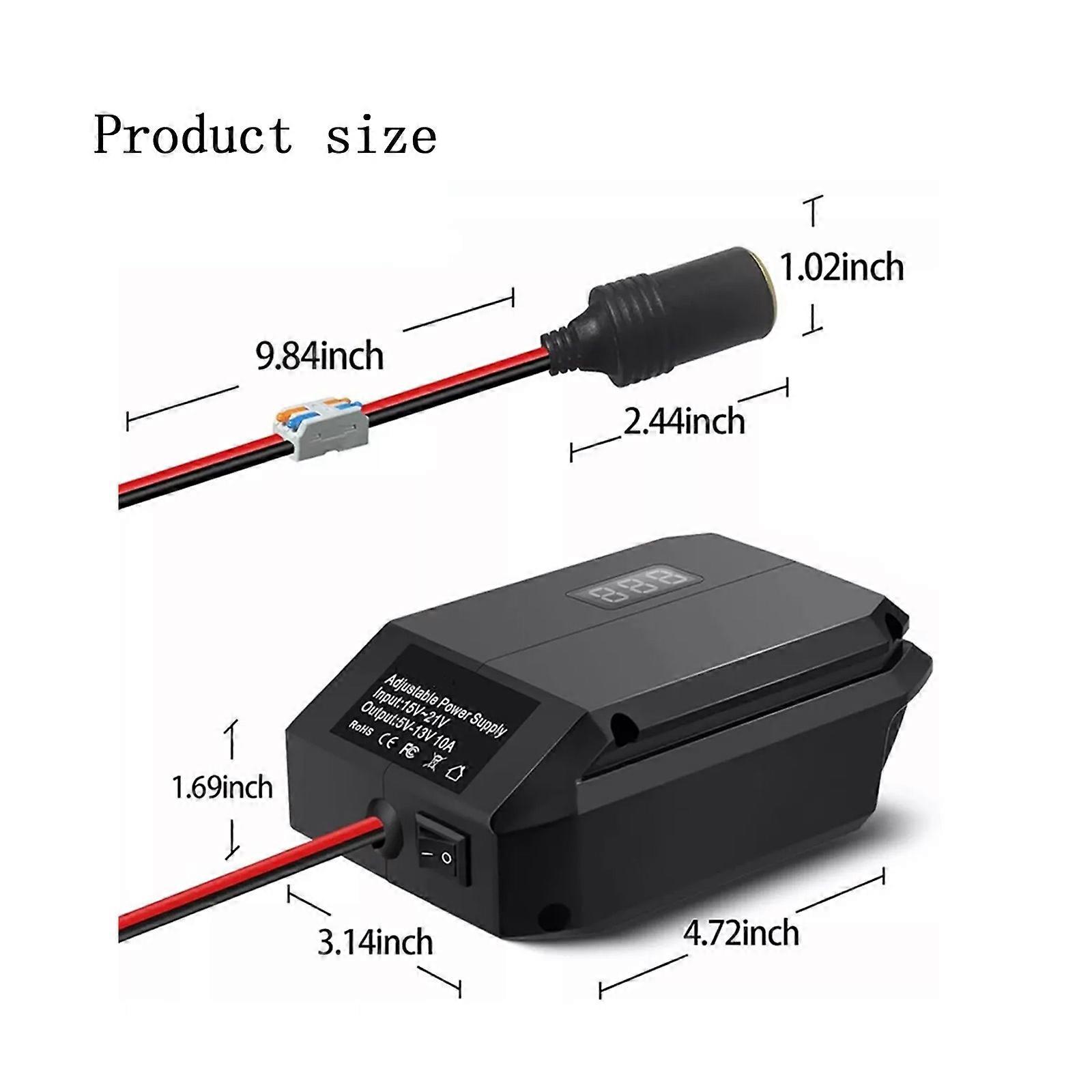 18V to 12V Step Down Converter Adapter for Makita 18v Buck Converter ...