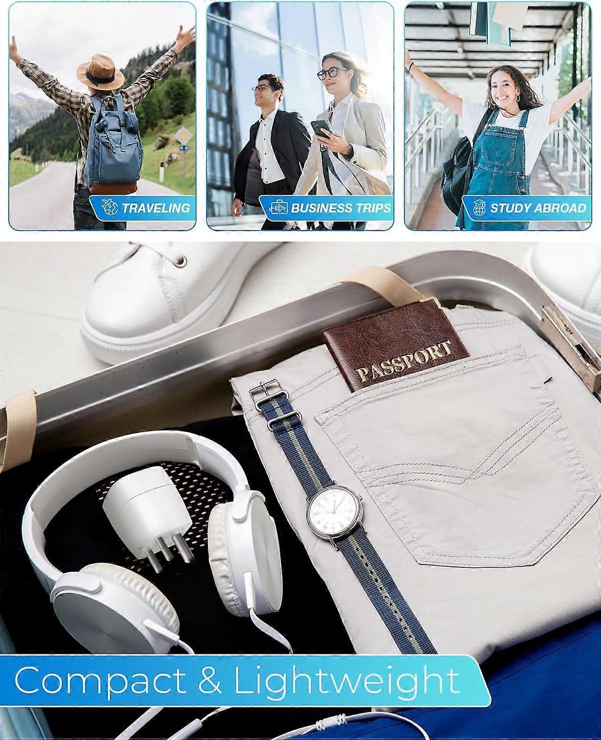 2 Pieces India Plug Adapter, Travel Adapter Accessories, EU to Type D ...