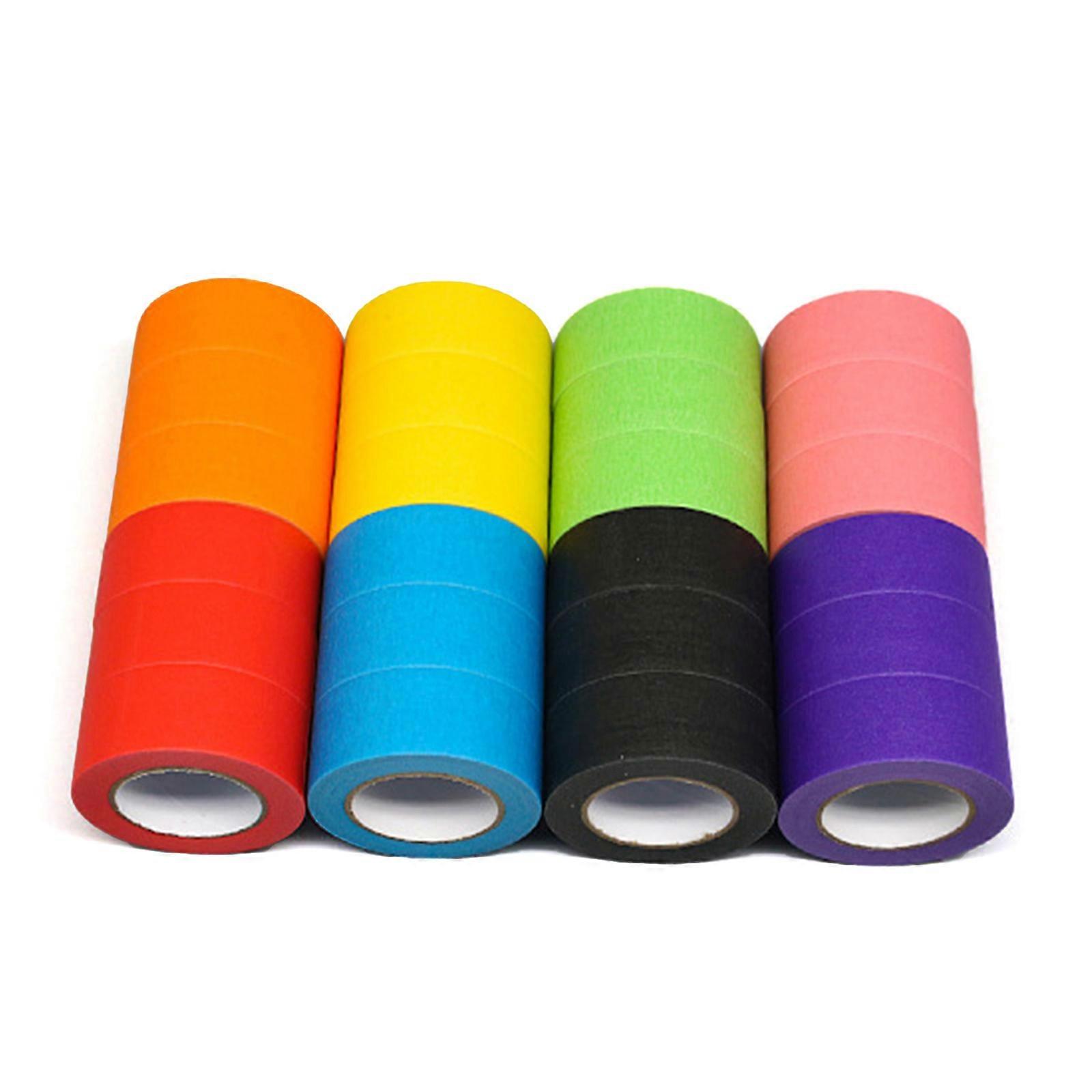 7/12PCS Colored Masking Tape, Kids Art Supplies Colored Tape, DIY Craft ...