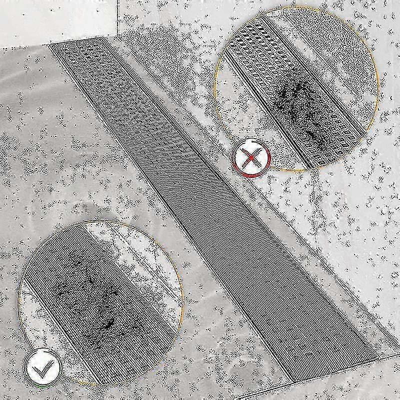 Self-adhesive Hair Anti-clogging Filter Sticker, Straight Shower Floor ...