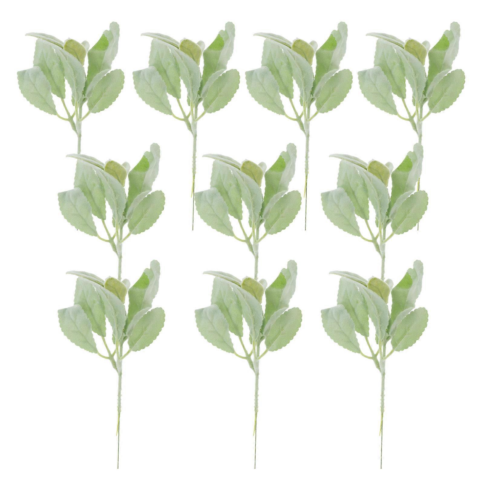 Artificial Greenery Outdoors Fake Greenery Stems Polyester Fabric ...