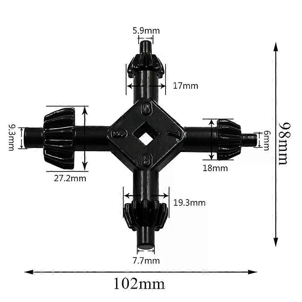 Drill Press Chuck Key, 4 Way Universal Combination Hand Tool | Fruugo UK