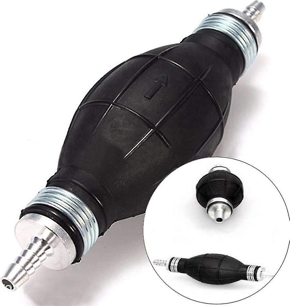 Fuel Hand Pump, 8mm Rubber Aluminum Gasoline Pump Hand Pump Primer Pear ...