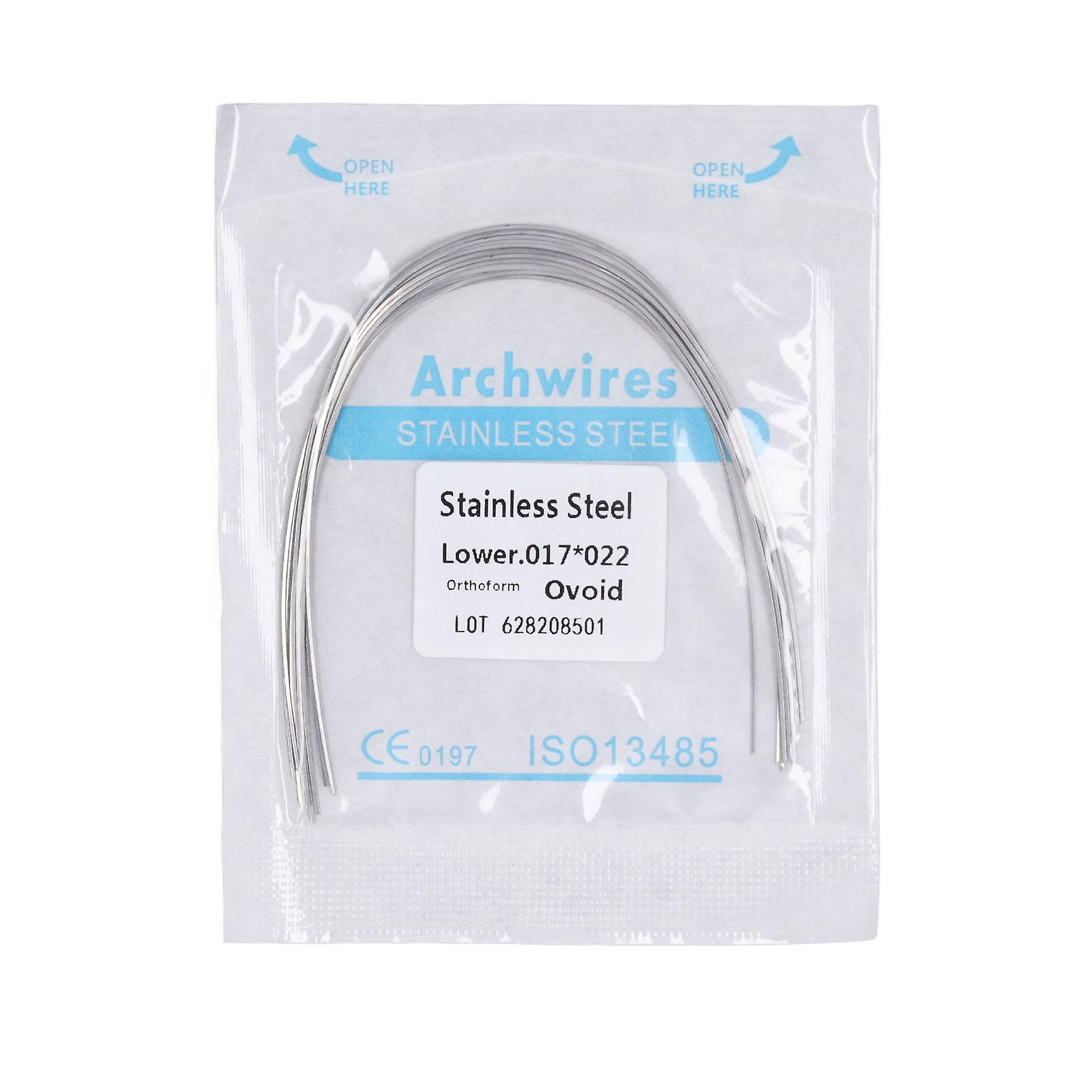 50pcs Dental Orthodontic Arch Wire Stainless Steel Orthodontic ...