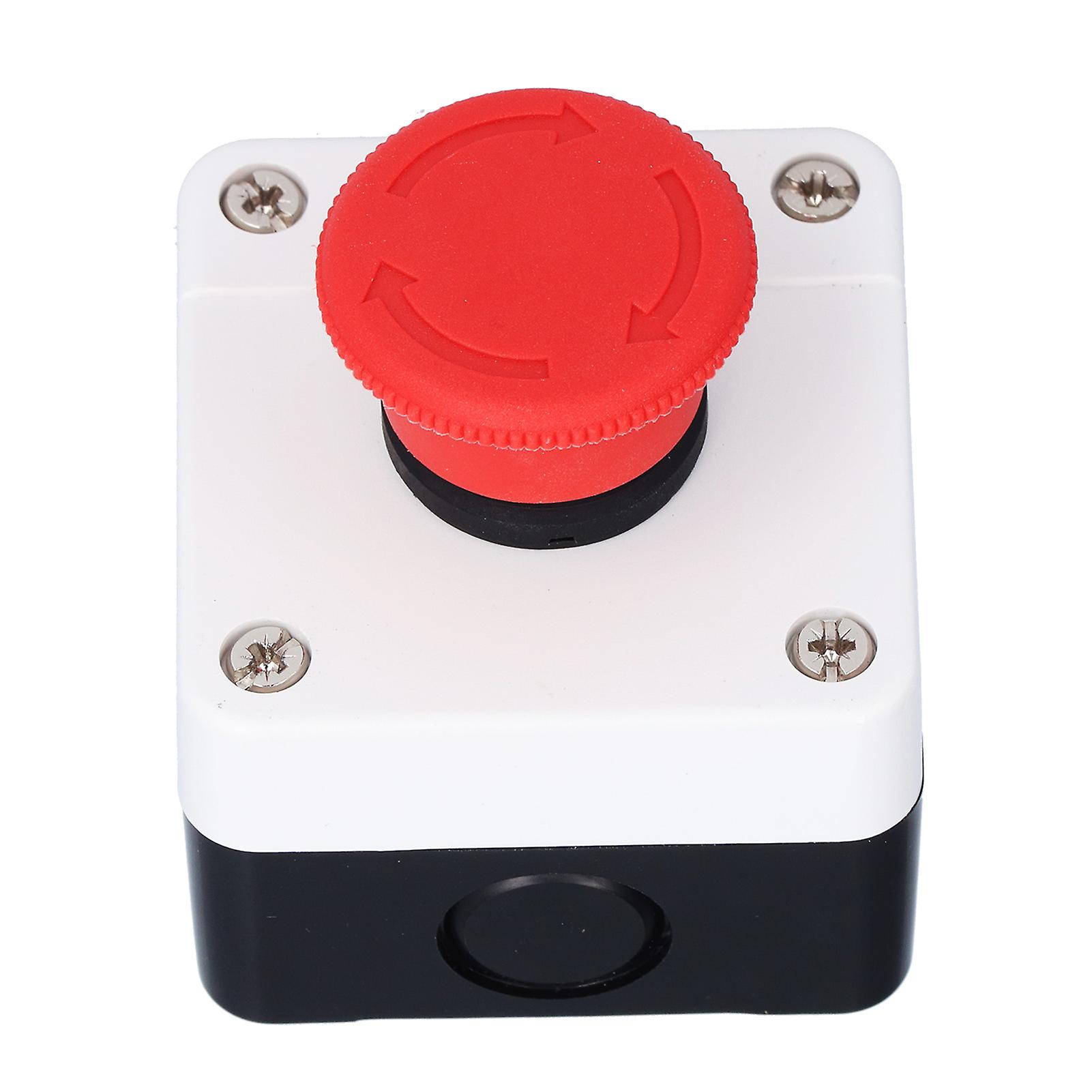 Risegun Mushroom Push Button Switch Emergency Stop Push Button Switch ...