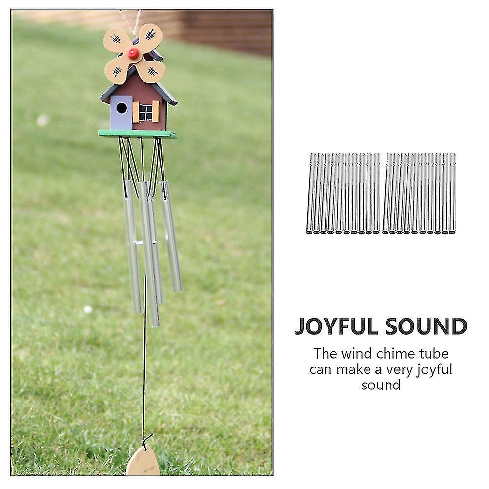 50 Pcs Metal Wind Chimes Wind Chime Empty Tubes Wind Chime Pipe Craft ...