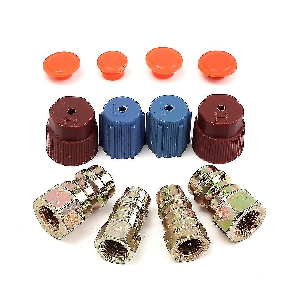 3/8inch 7/16inch High Pressure R12 Charging Port to R134a Quick ...