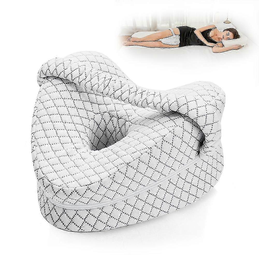 Heart Shaped Orthopedic Sleeping Pillow For Legs Wedge Cushion With ...
