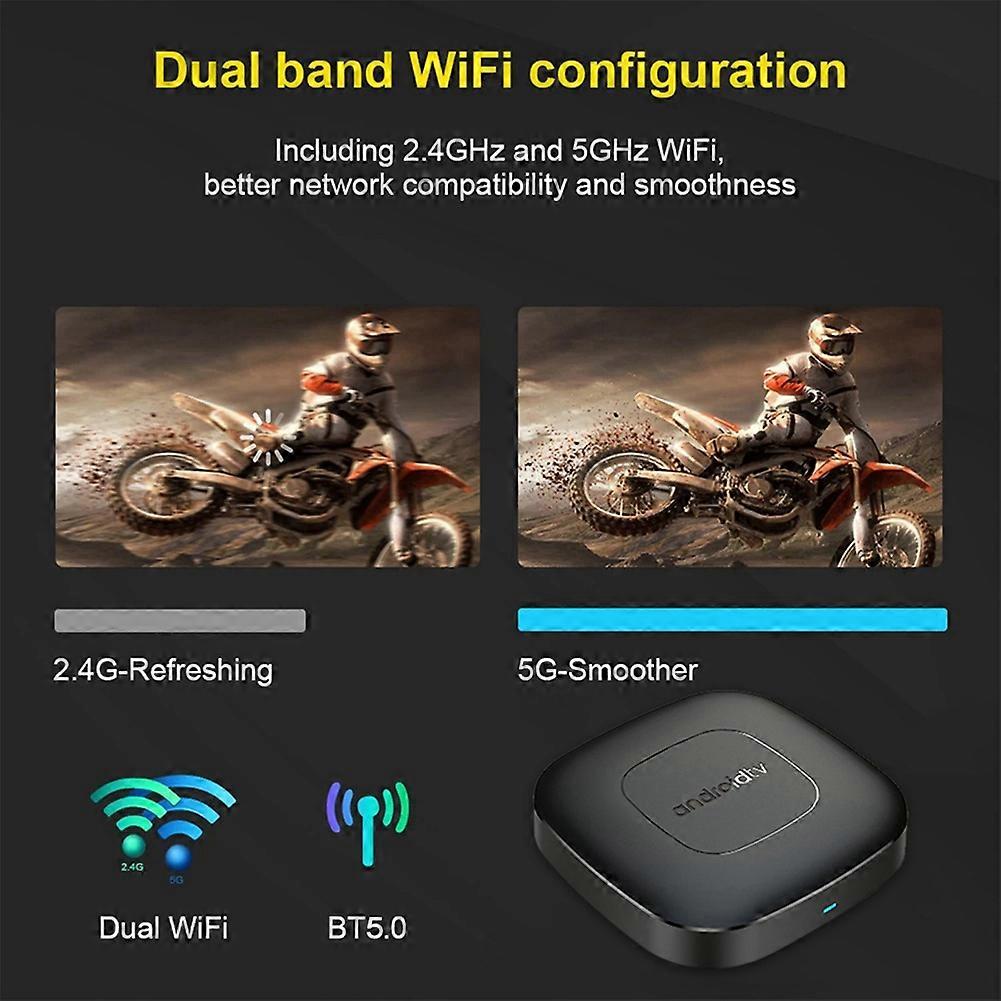 Mortal T1 TV Box Android 13 Allwinner H313 Quad Core HDR10+ 4K ROM 2.4G ...