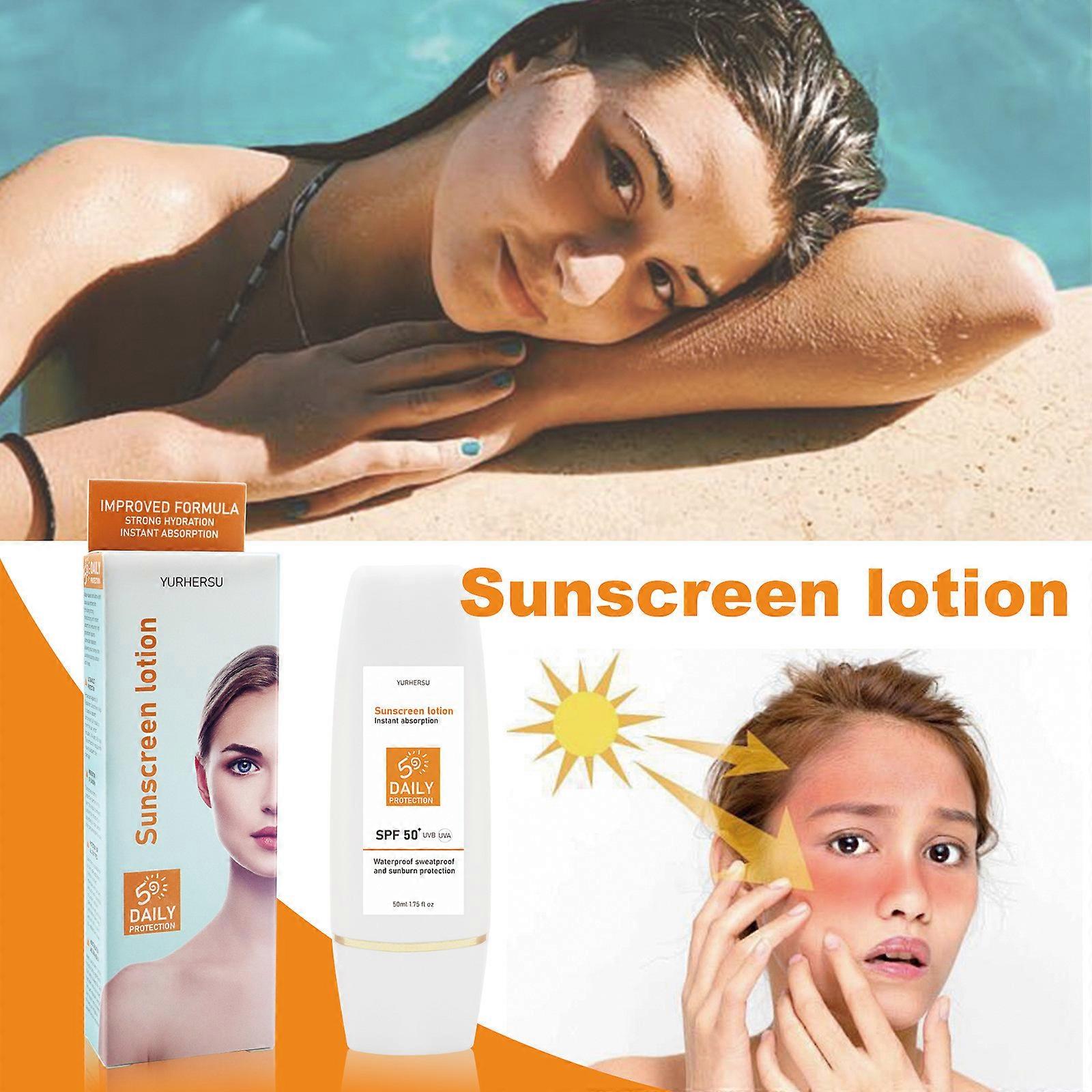 Sunscreen Sunscreen SPF50+ PA++++ Sunscreen Cream Isolation Sweat ...