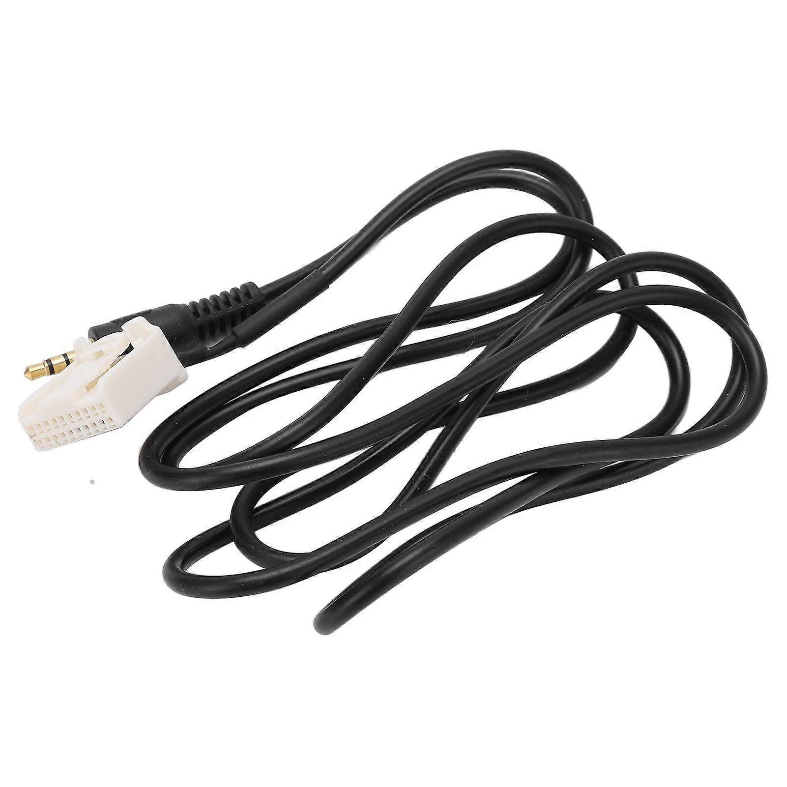1m Long AUX Audio Input Adapter 3.5mm Black Replacement for Camry ...