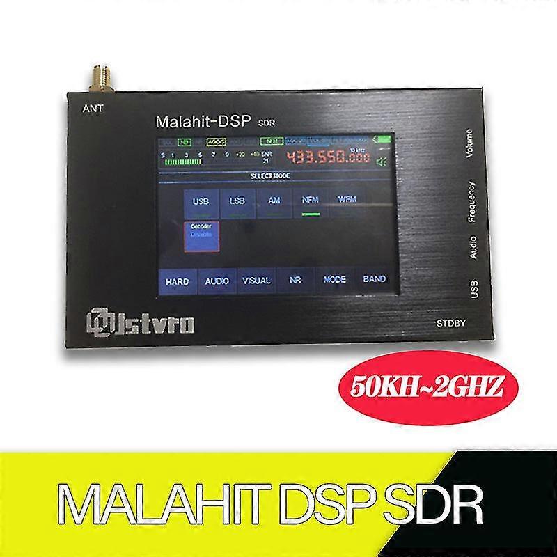 50Khz-200mhz/50mhz-2gh malachite sdr dsp receiver malahit shortwave radio 3.5" screen electrical ...
