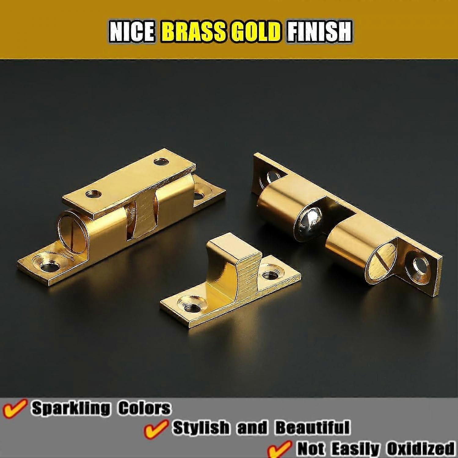 4 Pcs Double Ball Tension Roller Catch Latch for CabinetCabinet Door ...