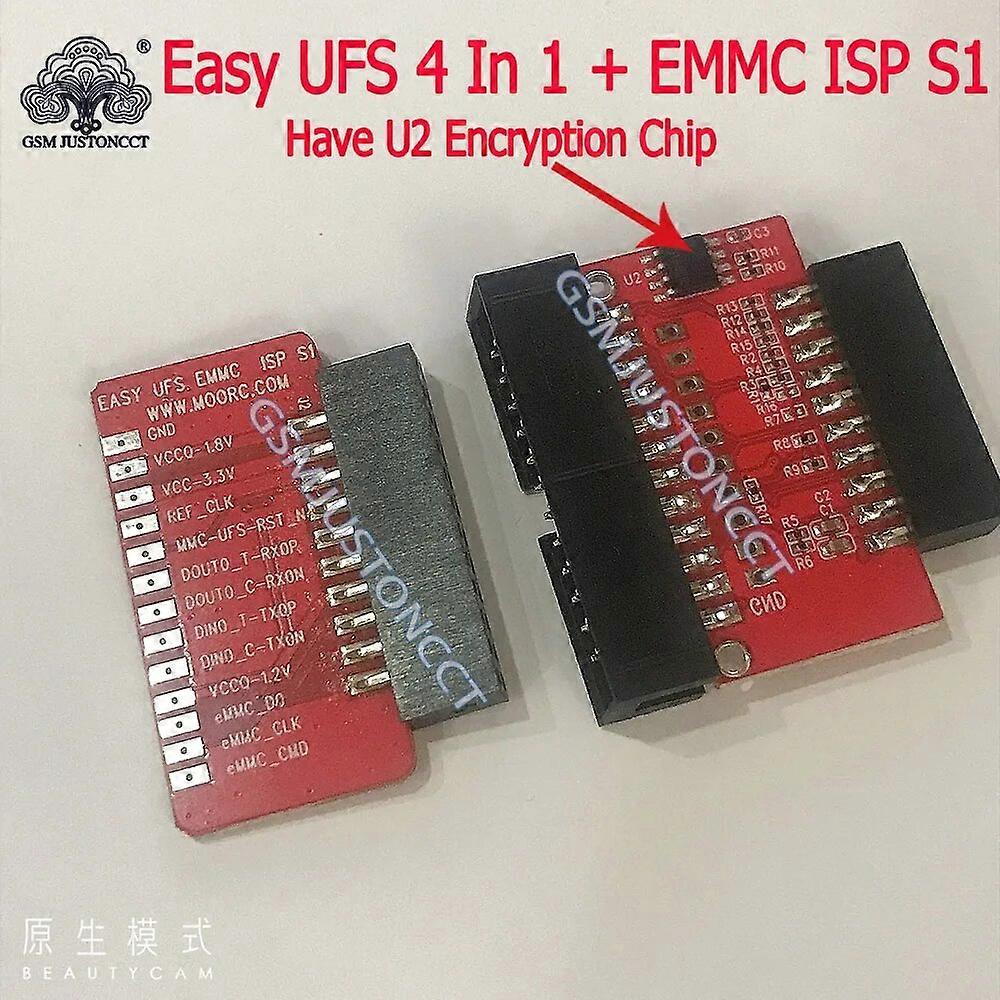 2022 New Icfriend Moorc UFS 4 in 1 EASY-JTAG Team With U2 Encryption Chip + Easy UFS EMMC ISP S1 ...