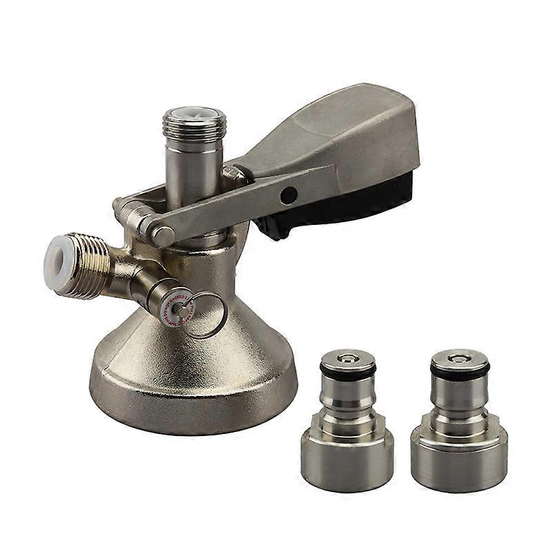 Beer Keg Tap System "G" Keg Coupler with Adjustable Beer Tap Faucet and ...