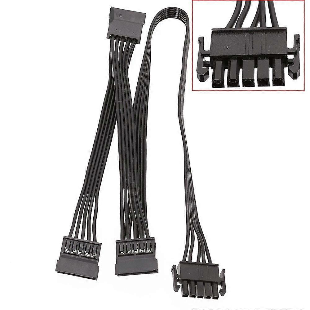5Pin to 3 Port SATA Peripheral Power Supply Cable for Modular PSU ...