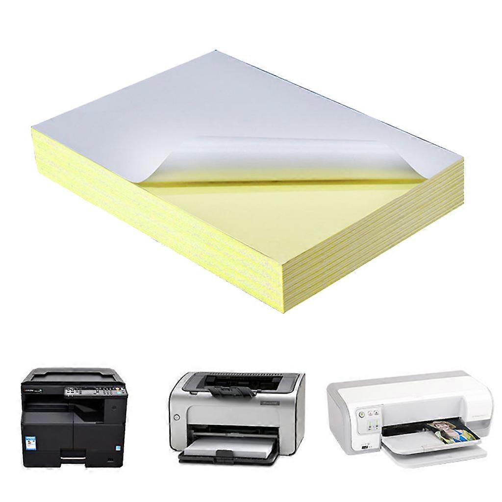 100 Sheets Waterproof A4 A5 Blank Matte Stickers Paper Smooth Printable ...