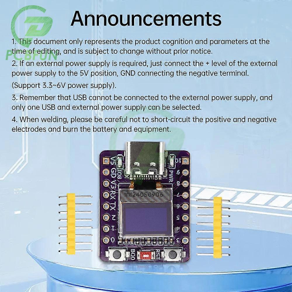 Esp32-c3 Oled Ceramic Antenna Esp32 Supermini Development Board Wifi ...
