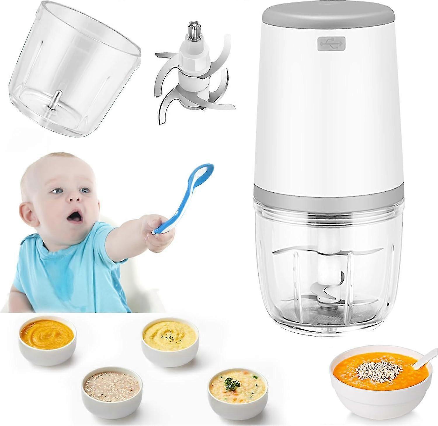 Mini Blenders For Baby, Mini Food Processor, 300ml Baby Blender, Mini ...