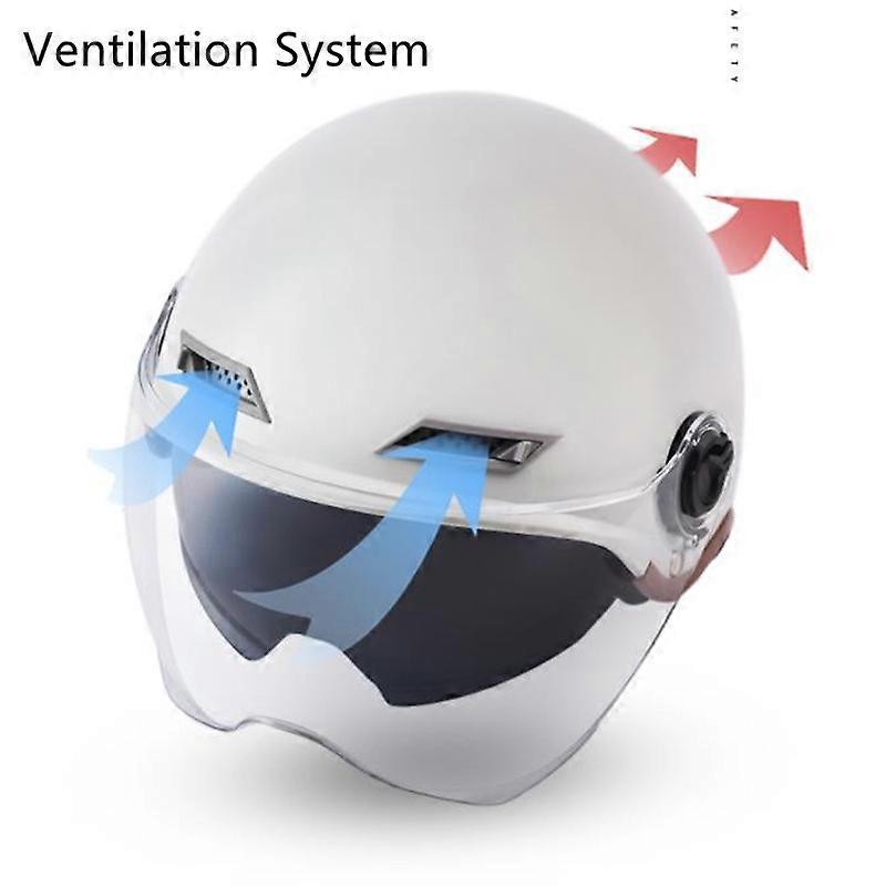 Motor Retro Motorcycle Equipment Casco De Seguridad Half Open Face ...