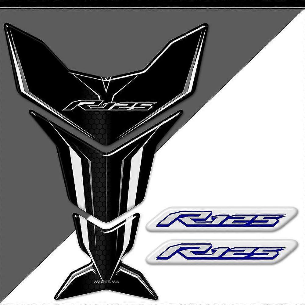 For Yamaha Yzf R125 R 125 Tank Pad Protective Motorcycle Stickers Decal ...
