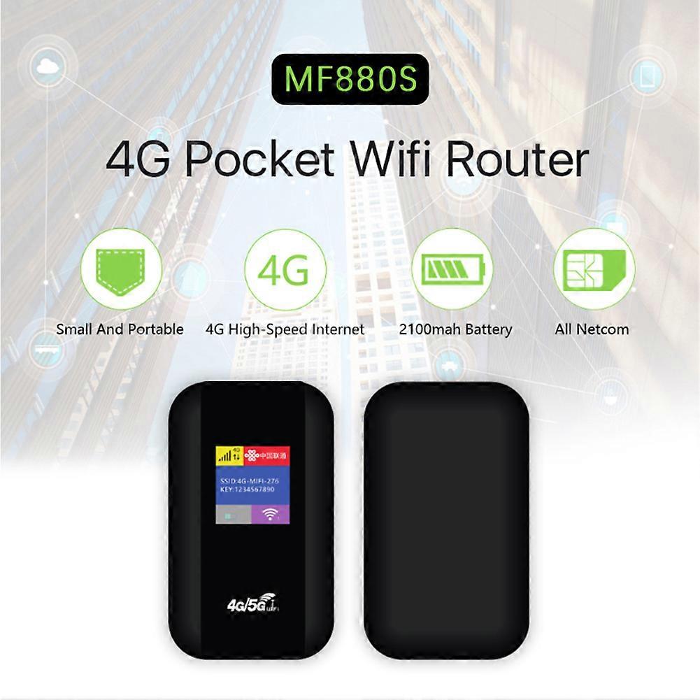 4G Lte Router Portable Mobile Hotspot 2100mAh 150Mbps Wireless Router ...