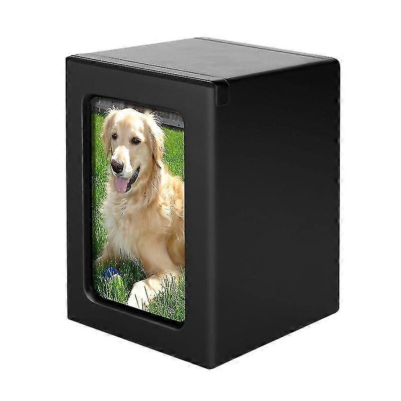 Wooden Pet Urns Chic Pet Cremation Box With Photo Frame Pet Memorial ...