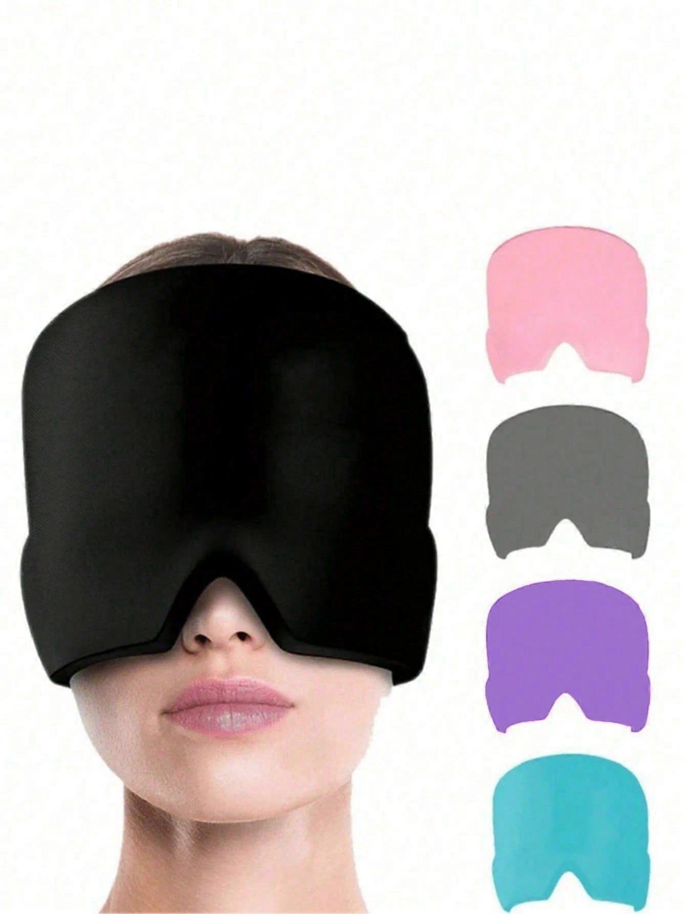 1pc Cooling Gel Ice Bag Cap - Relieve Headache, Migraine, Sleep Hat ...