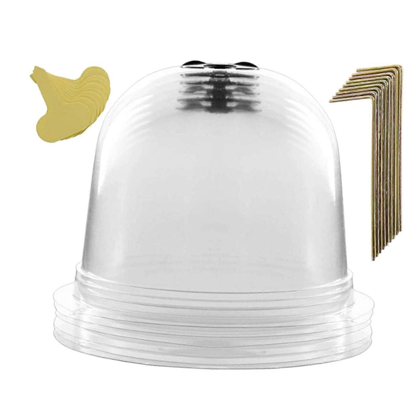 6pcs Plant Nursery Insulation Covers Bells Dome Covers for Flowers ...