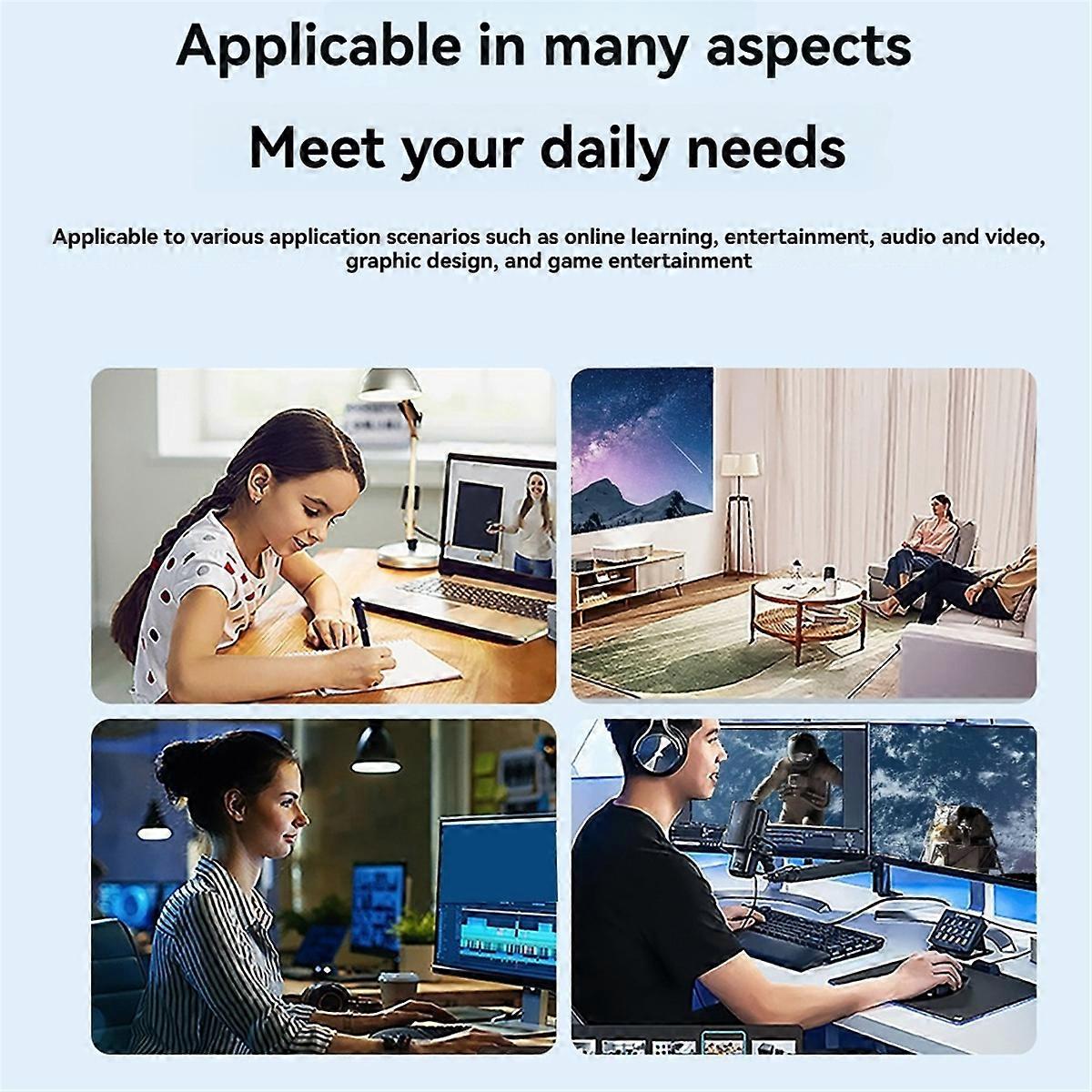 Mini PC 16GB DDR4 512G SSD Mini Desktop Computers Support HD 4K Triple ...