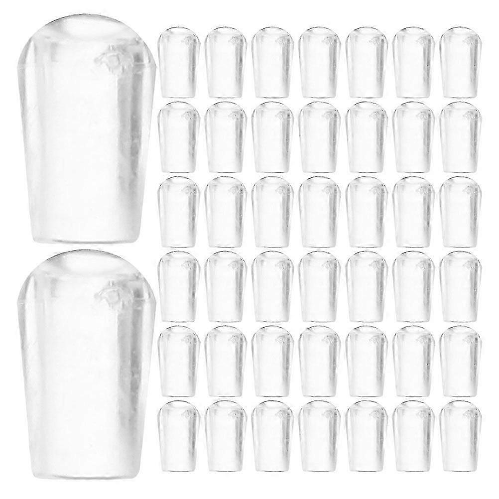 50pcs PVC End Caps for Wire Hangers PVC Rubber Tip Covers for Metal ...