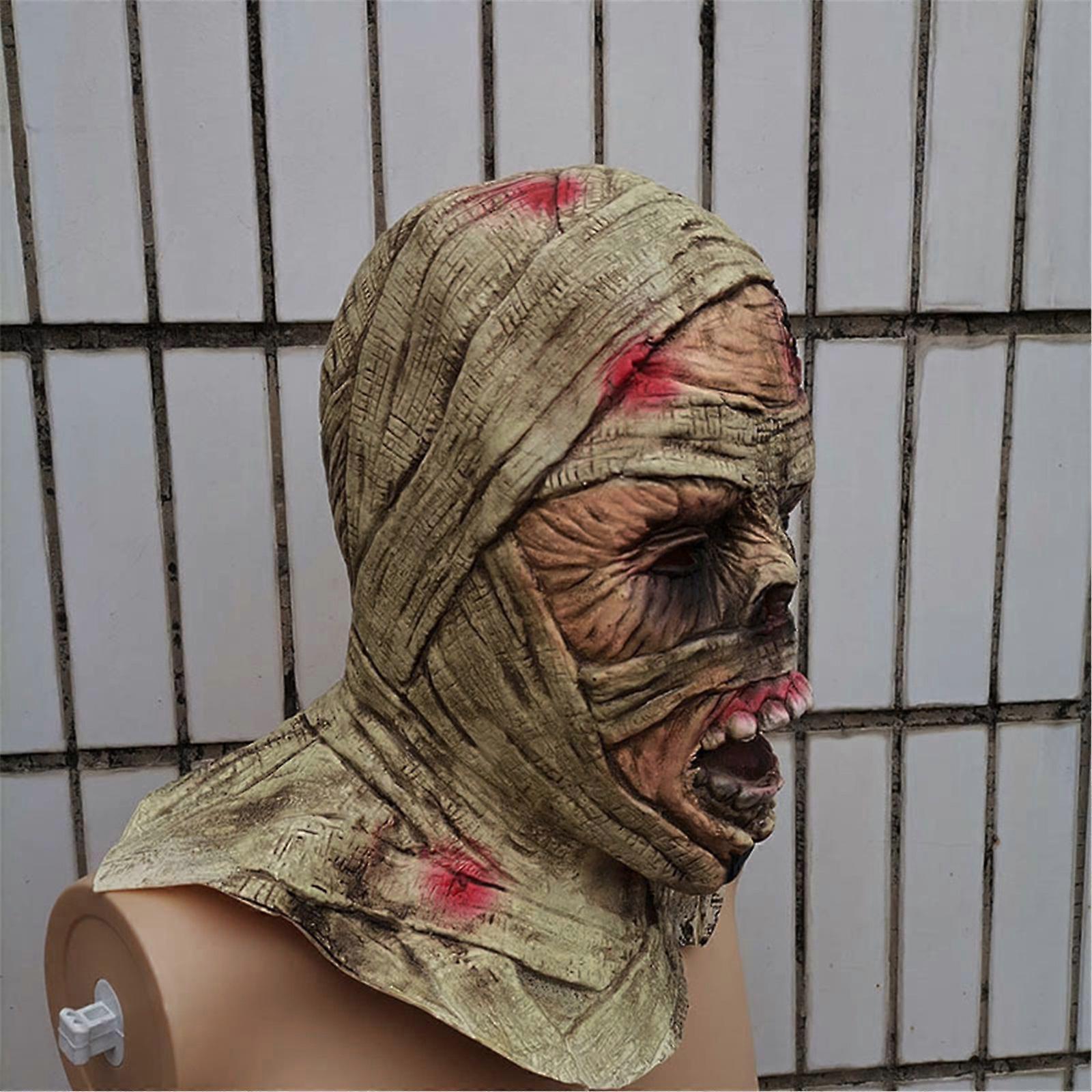 Mummy Mask Masquerade Mask Full Head Mask Scary Mask Halloween Mask ...