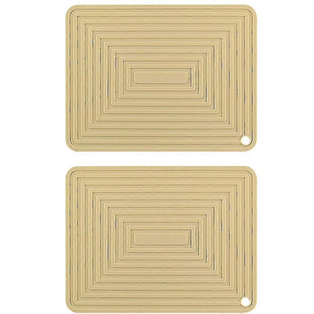 Heat Resistant Pot Holder Mat Made of Silicone for Safe Hot Dish ...