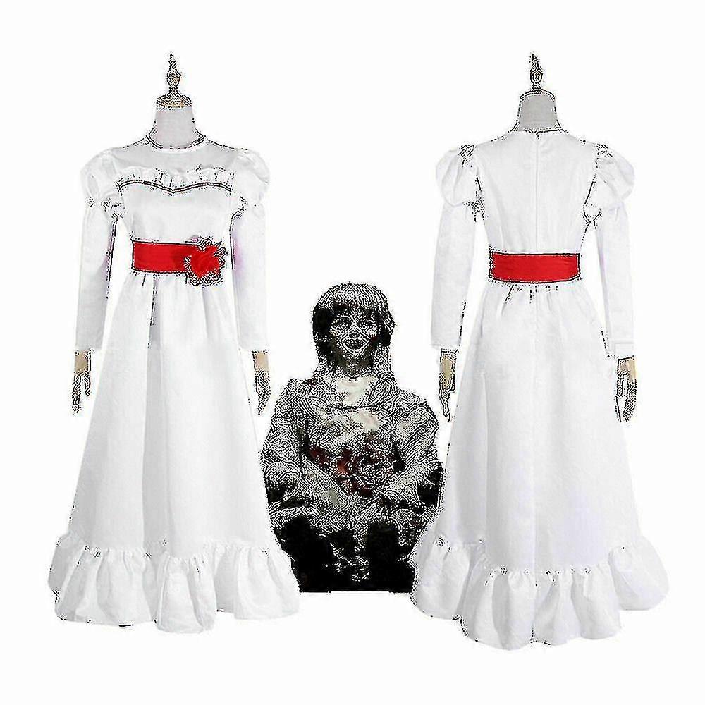 Annabelle The Conjuring Doll Costume for Kids & Adults - Fancy Dress ...