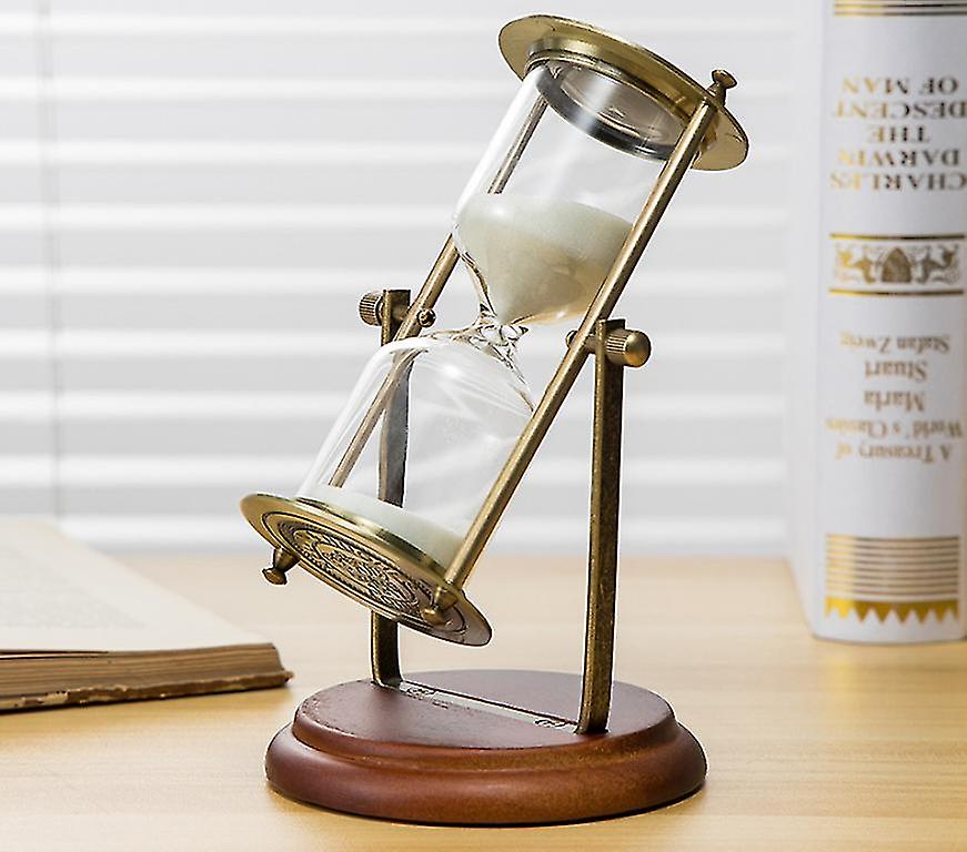 Vintage 15/30 Minute Hourglass, 360 Rotating Sand Timer Clock | Fruugo UK