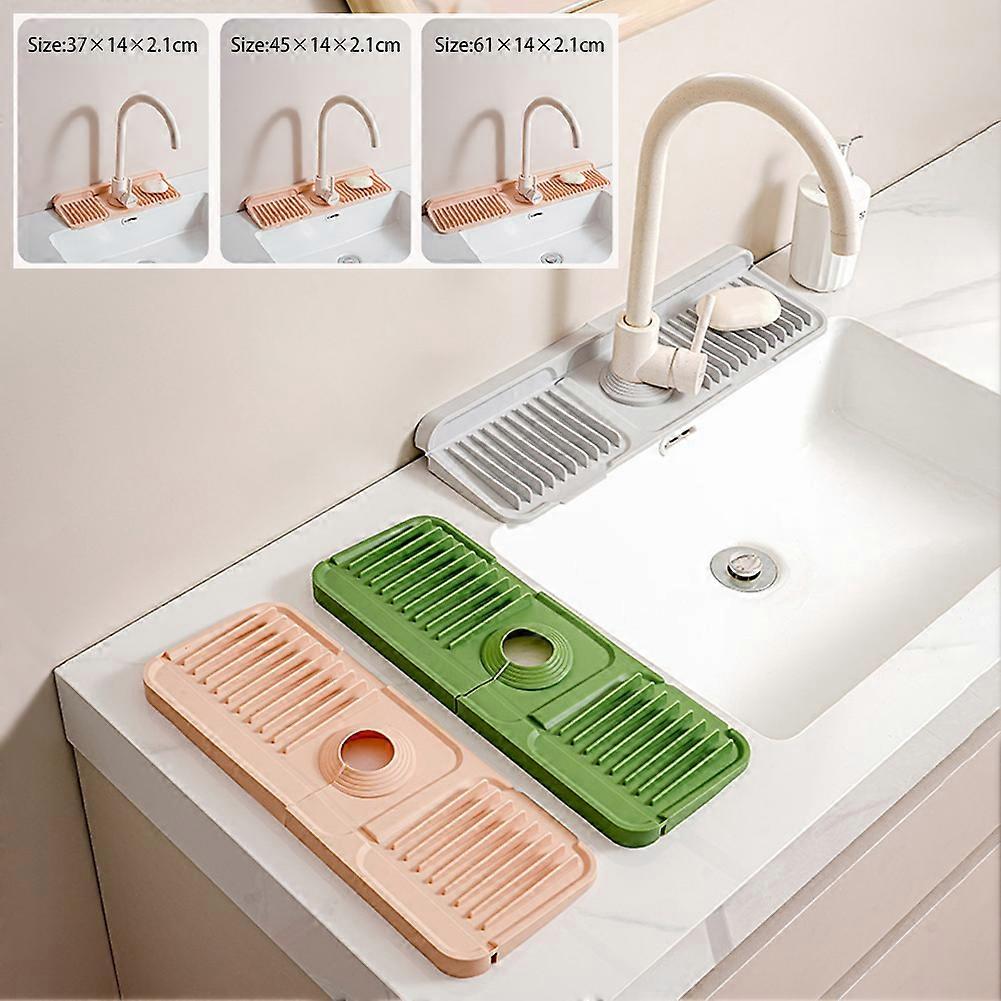 Kitchen Splash Guard For Sink, Silicone Sink Faucet Mat Splash Guard ...