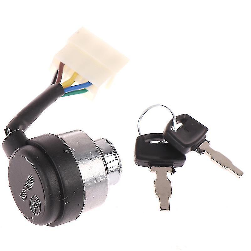 6 Wire Way Gasoline Diesel Generator Gas Ignition Start Key Lock Switch ...