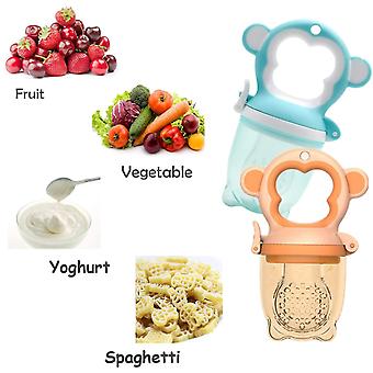 Baby Fruit Feeder Silicone Fresh Food Feeder Pacifier Mesh Feeder ...