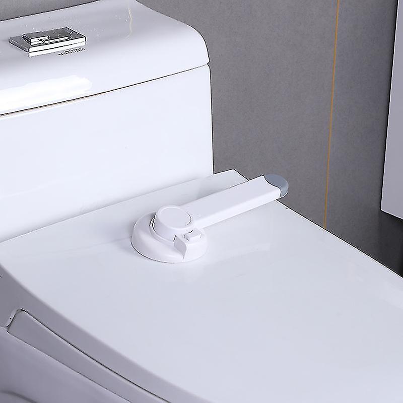 3 Pieces - Toilet Lid Lock With Arm, Easy Installation With 3m Adhesive ...