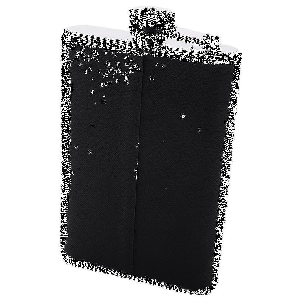 Stainless Steel 8 Oz Hip Flask Built-in Collapsible 2 Oz Shot Glass ...