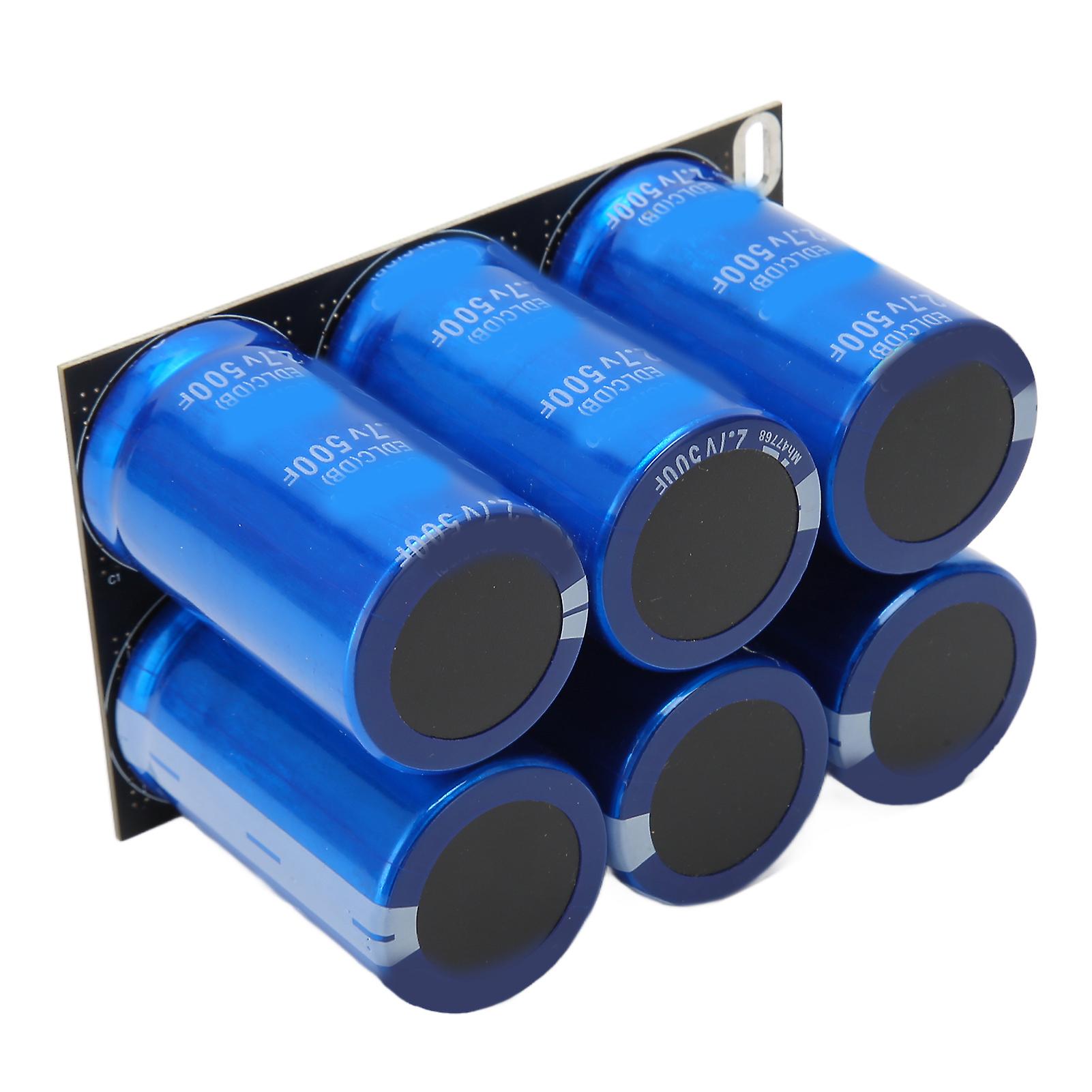 16V 83F Total Capacitor High Current Discharge 6Pcs 2.7V 500F ...