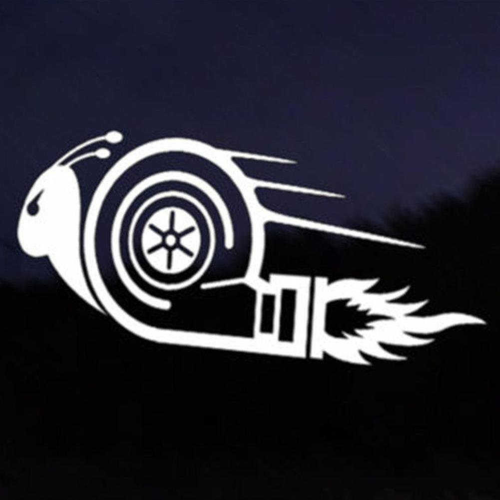 Stylish Turbo Snail Racing Car Motorcycle Decal Reflective Sticker ...